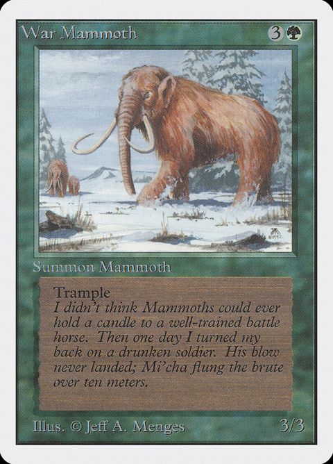 War Mammoth (228) – Axion Now